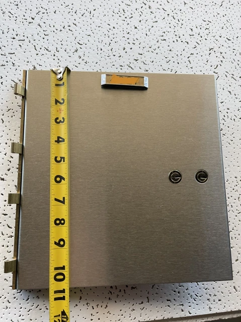 SAFE DEPOSIT BOX door with hinge, Sargent and greenleaf lock with key ...