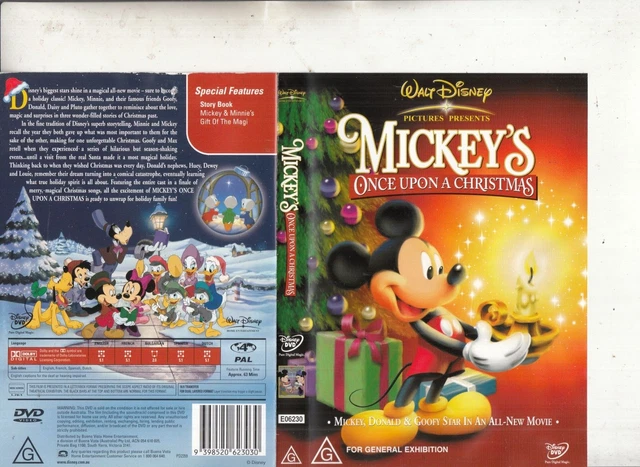 MICKEY'S ONCE UPON A Christmas-2004-Walt Disney Pictures-Movie WDP-DVD ...