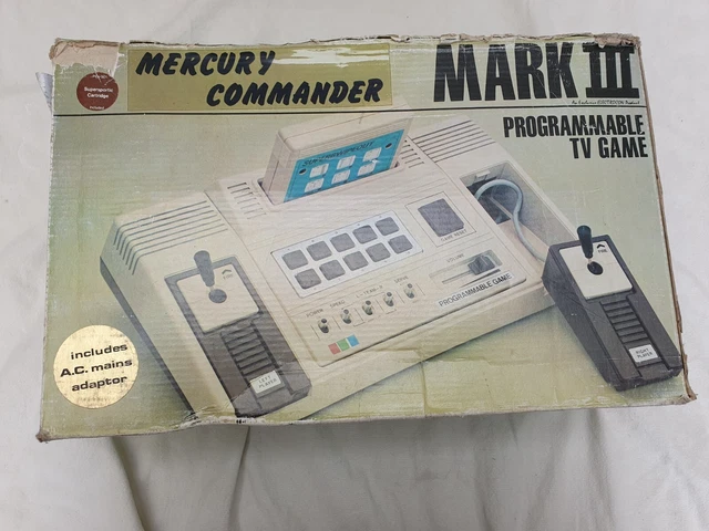 RETRO MERCURY COMMANDER Mark III Programable TV Game in Original Box £ ...