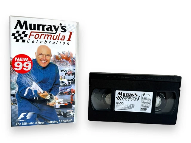MURRAY WALKER FORMULA One 1 CELEBRATION F1 VHS Cassette Tape VIDEO 1999 ...