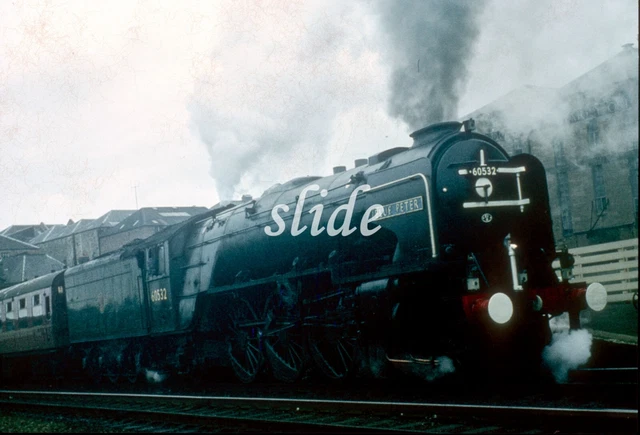 BRITISH RAILWAYS LNER A2 Steam Locomotive 60532 Original Slide ...