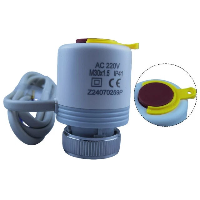 THERMAL ACTUATOR VALVE Motor For Underfloor Heating 110N Thrust IP41 ...