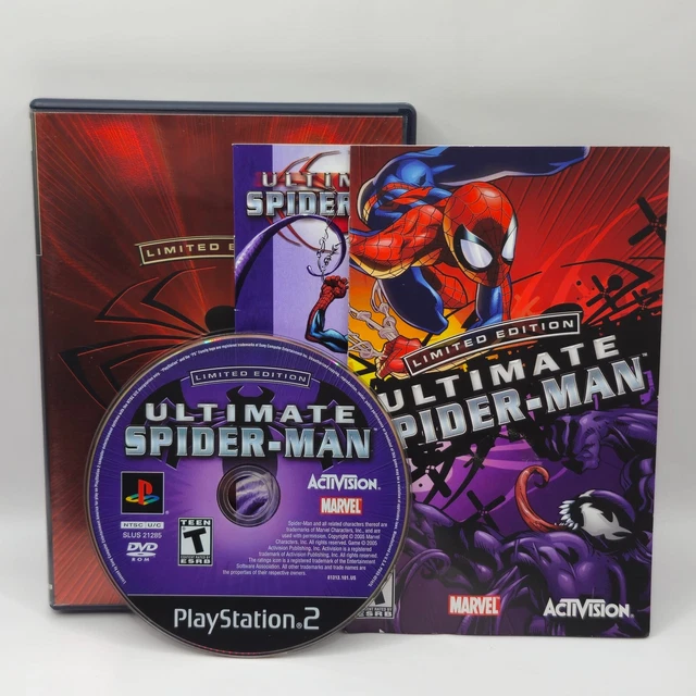 ULTIMATE SPIDER-MAN LIMITED Edition (PS2) Complete CIB w/ Manual & RARE ...