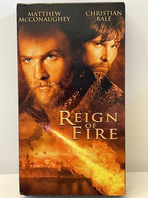 REIGN OF FIRE VHS 2003 Matthew McConaughey Christian Bale Movie Film £4 ...