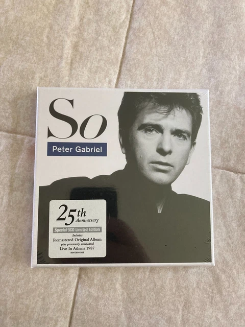 PETER GABRIEL - So 25th Anniversary 3CD Box Set £10.00 - PicClick UK