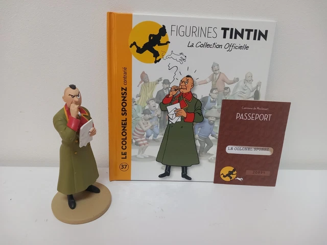FIGURINE TINTIN - Collection Officielle - Le Colonel Sponsz - N° 37 EUR ...