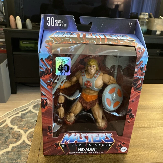 MATTEL MASTERS OF the Universe Masterverse 40th Anniversary He-Man 7 pouces... EUR 26,03 ...