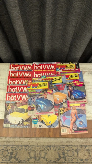 VW TRENDS + Hot VWs Magazine Lot x19 – US Import – Cal Look Era 90s $85 ...