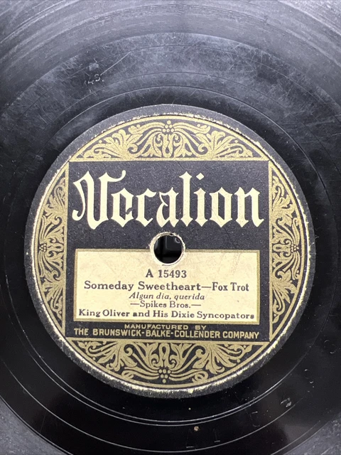 JAZZ-KING OLIVER & His Dixie Syncopators-Someday Sweetheart/Dead Man ...
