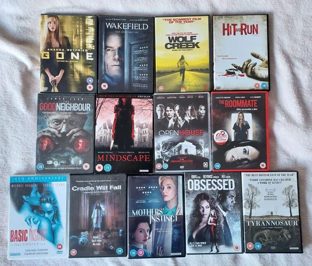 13 BUNNY BOILER PSYCHO REVENGE DVD BUNDLE Basic Instinct OPEN HOUSE ...