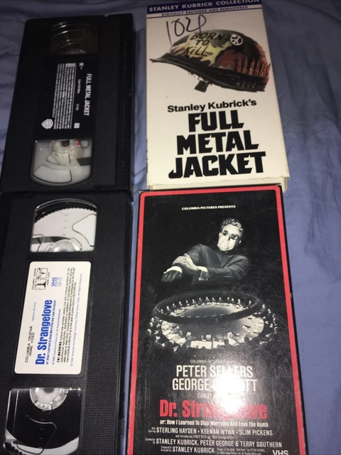 STANLEY KUBRICK VHS LOT Full Metal Jacket+Dr. Strangelove Love The Bomb £6.49 - PicClick UK