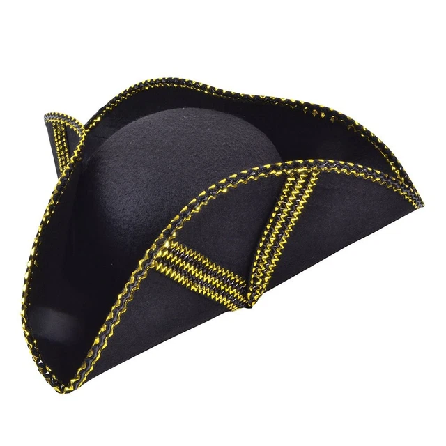ADULT PIRATE FANCY Dress Tricorn Hat £5.20 - PicClick UK