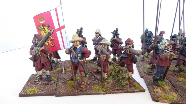 32 28MM ECW English Civil War King's Lifeguard Foot Infantry by ...