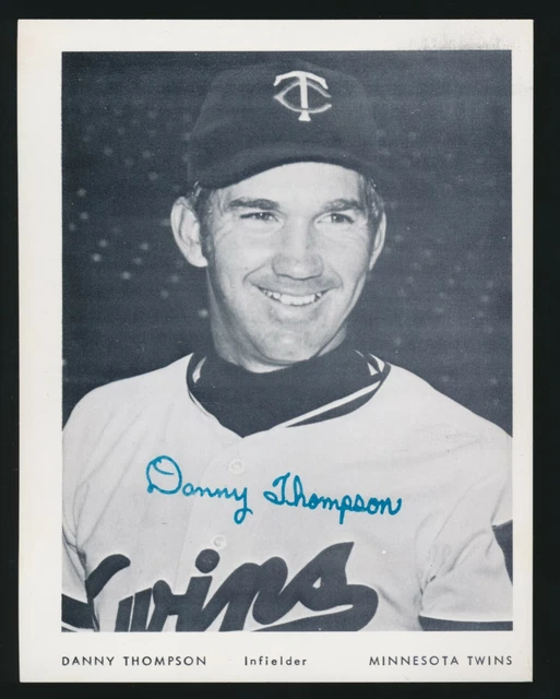 1972 TWINS TEAM Issue 4"x 5" -DANNY THOMPSON (Minnesota Twins) EUR 5,56 ...