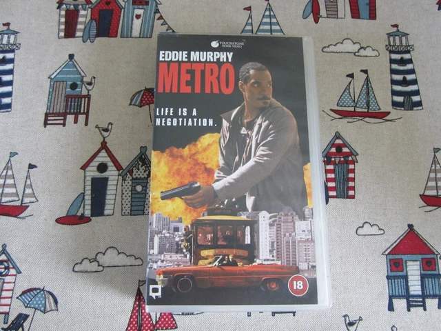METRO FILM STARRING Eddie Murphy Vhs Video Tape Uk Pal Format Only Ok £ ...