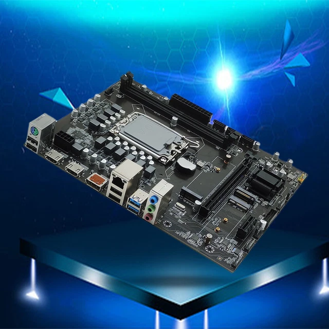 H610 PC MAIN Board DDR4 Memory LAG1700 Pin CPUi5 12400F 12100 Computer ...