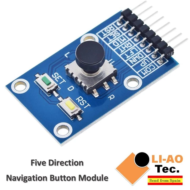 FIVE DIRECTION NAVIGATION Button Module for MCU AVR Game 5D Rocker Joystick EUR 3,92 - PicClick FR