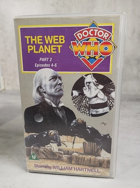 DR DOCTOR WHO - The Web Planet Part 2 - Episodes 4-6 - PAL VHS Video ...