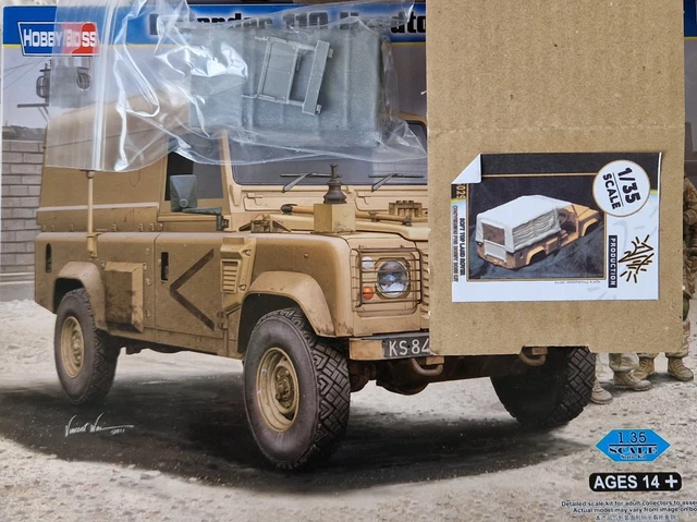 HOBBYBOSS 1:35 Scale Land Rover Defender 110 Hardtop with Djiti Soft ...