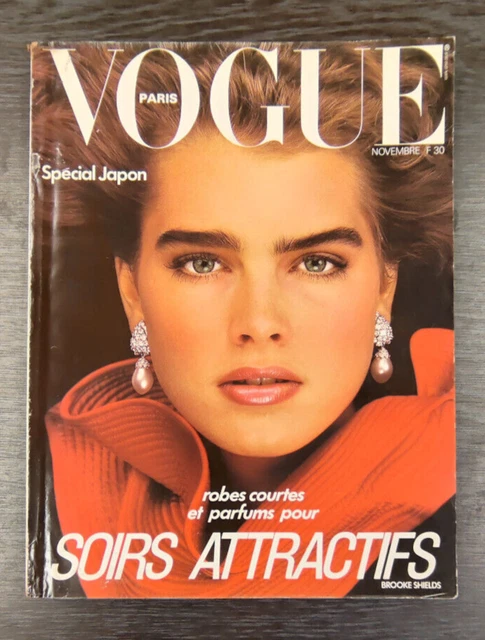 FRENCH VOGUE PARIS Magazine: November 1982 - Brooke Shields £99.00 ...