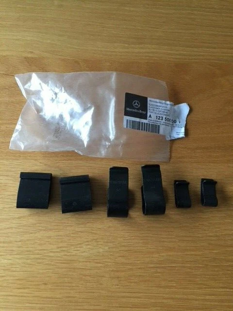 MERCEDES W201 W124 W123 W126 genuine radiator mount kit A1235000012 £19 ...