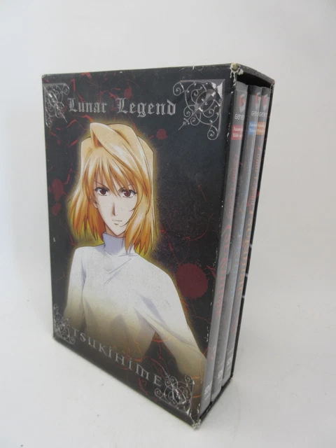 2005 LUNAR LEGEND Tsukihime DVD Boxed Set Missing Disc 1 Has Discs 2&3 ...