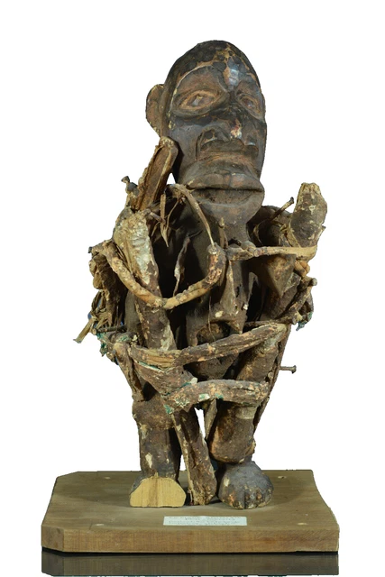 ANTIQUE FETISH MASK Statue Voodoo Africa Benin Animist A Collection ...