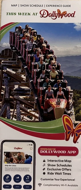 DOLLYWOOD MAP 2022 (Easter) £1.90 - PicClick UK