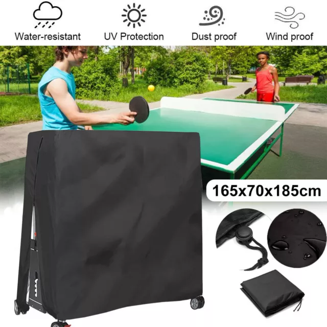 HEAVY DUTY TABLE Tennis Table Cover Ping Pong Waterproof Indoor Outdoor ...