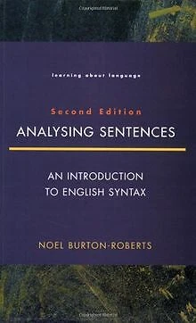 ANALYSING SENTENCES: INTRODUCTION to English Syntax (Learn... | Livre | état bon EUR 5,47 ...
