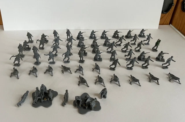 VINTAGE AIRFIX MODEL Soldiers HO/OO 1/72 scale Russian Infantry - 165 ...