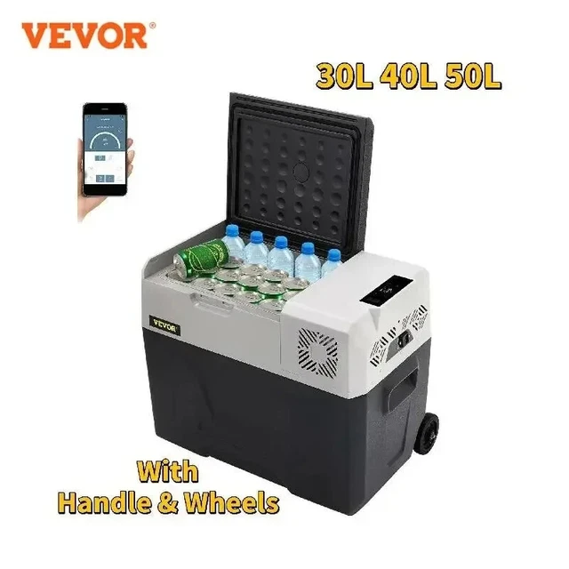 VEVOR KOMPRESSOR KÜHLBOX 40L 50L Mini Kühlschrank Auto Camping -20℃ APP 12V/230V EUR 214,99 ...