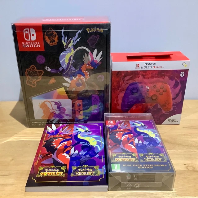 NINTENDO SWITCH OLED Pokemon Scarlet & Violet Limited Edition Bundle ...