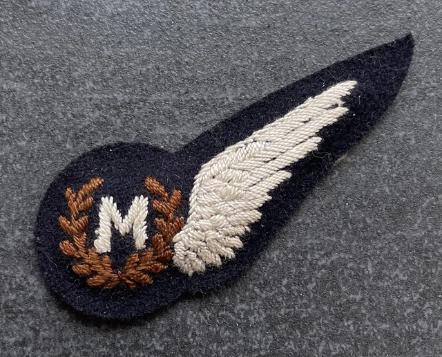 WW2 RAF ROYAL Air Force Meteorologists Original Padded Wing Cloth Badge ...