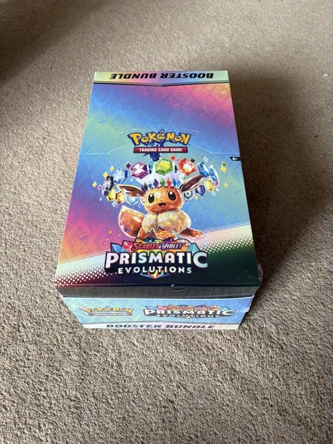 POKÉMON TCG PRISMATIC Evolutions Booster Bundle x10 Display Case ...