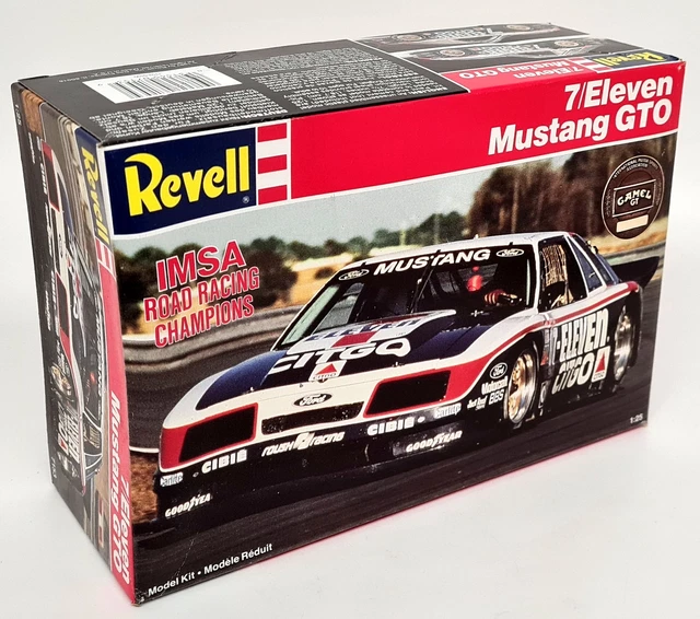 REVELL 1/25 FORD Mustang GTO 7-Eleven IMSA Road Racing Plastik ...
