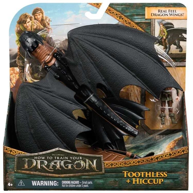 DREAMWORKS HOW TO Train Your Dragon Toothless & Hiccup Viking Duo ...