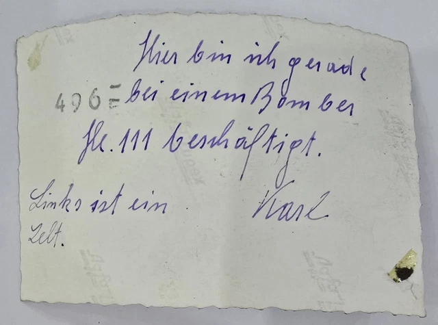 FOTO,FLUGZEUG BOMBER HEINKEL He 111,Staffelwappen,Kampfgeschwader 26 ...