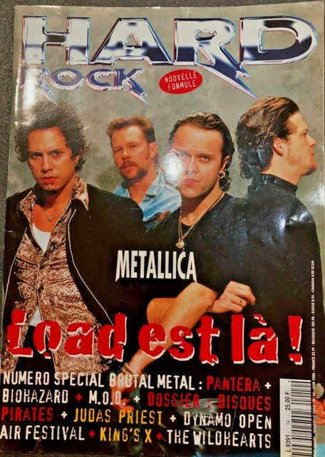 MAGAZINE HARD ROCK n°14, Metallica, Pantera, Biohazard, Judas Priest ...