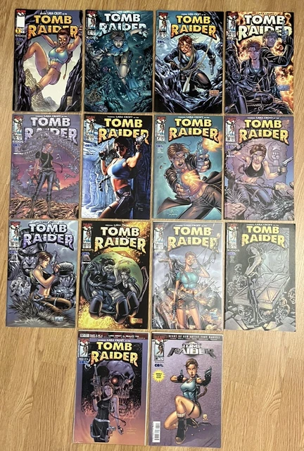 TOMB RAIDER LARA Croft Top Cow Comic Magazine Bundle #1 - 11 #15 #17 ...