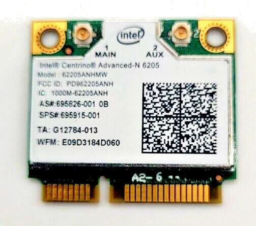 INTEL CENTRINO WLAN WIFI Mini PCIe Adapter Wireless Card WLAN-Modul ...