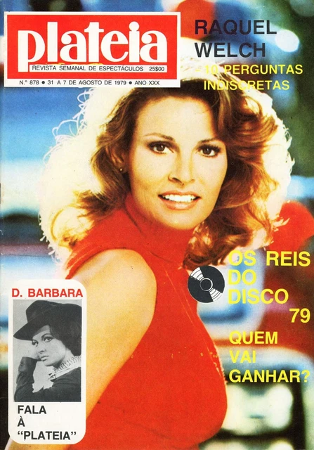 PLATEIA MAGAZINE ~ Raquel Welch Cover Beautiful Portugal Stallone ...