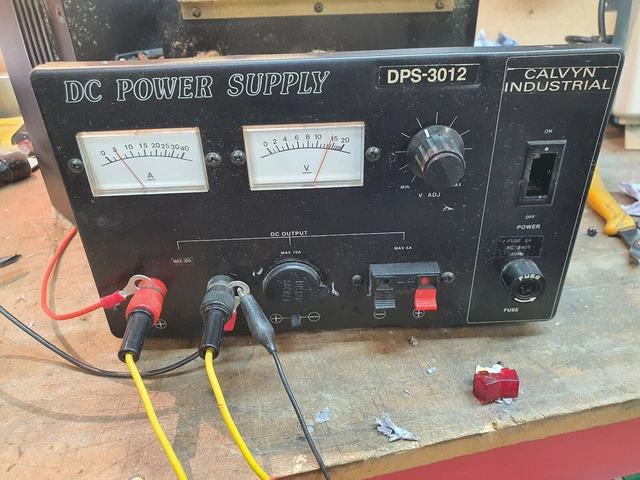 CALVIN INDUSTRIAL DPS-3012 DC LINEAR Power Supply adjustable £46.00 - PicClick UK