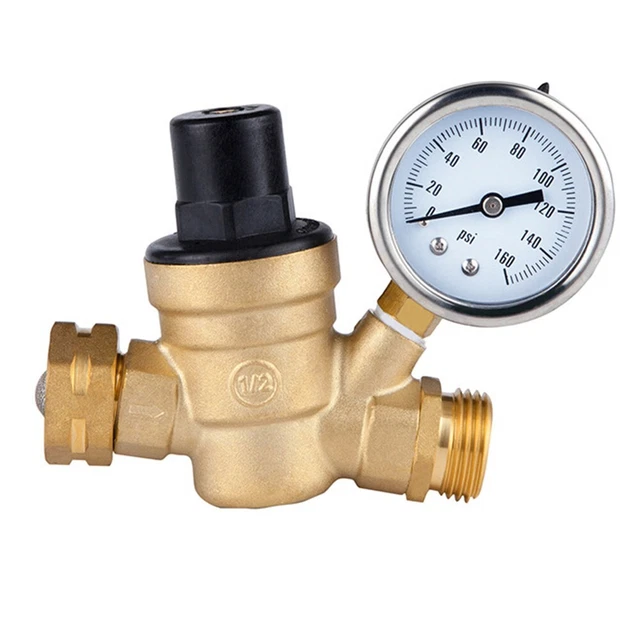 VANNE RÉGULATEUR DE pression d'eau réglable en laiton pour véhicules récréa EUR 60,29 - PicClick FR