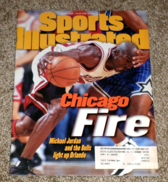MICHAEL JORDAN SPORTS Illustrated Cover 3 juin 1996 Chicago Fire ...