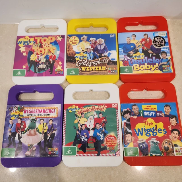 THE WIGGLES DVD Original Cast x 6 Bundle Bulk Lot ABC (with Yellow Greg ...