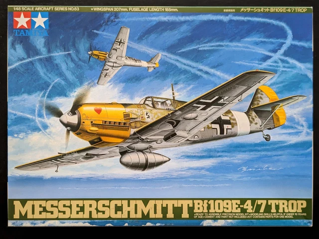 TAMIYA 61063 MESSERSCHMITT Bf-109 E4/7Trop EUR 17,00 - PicClick DE