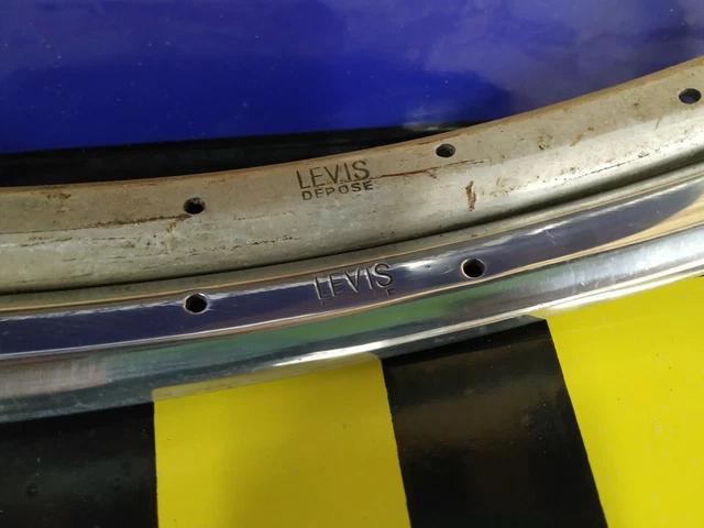 N.O.S PAIRE DE cerclage jante LEVIS duralumin velo randonneuse herse ...