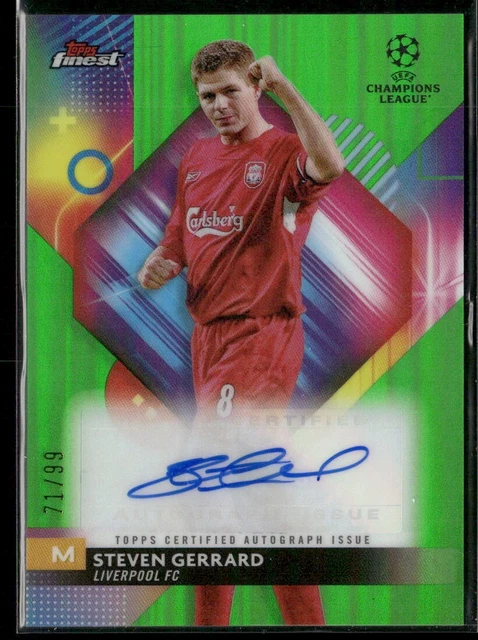 STEVEN GERRARD 2023-24 Topps Migliori Competizioni UEFA per Club ...