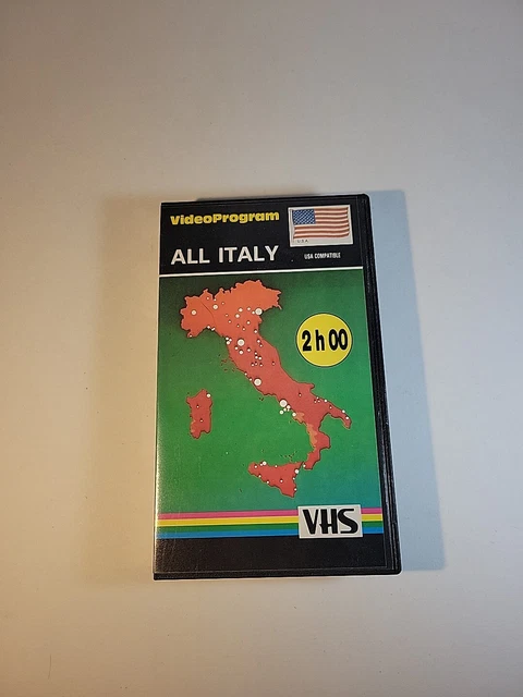ALL ITALY VIDEO Program Rare Documentary Educational VHS Tape £6.99 ...
